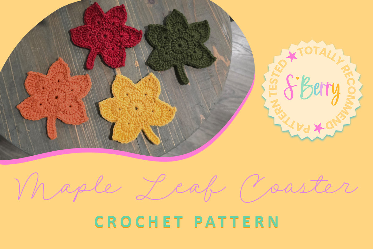 Maple Leaf Coasters Crochet Pattern Review | Pattern Tested & Totally ...